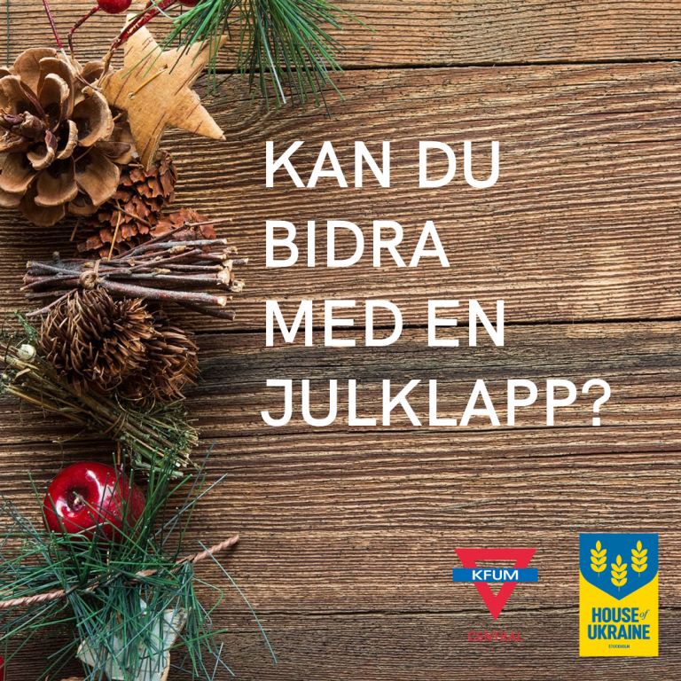 Kan du bidra med en julklapp? - KFUM Central